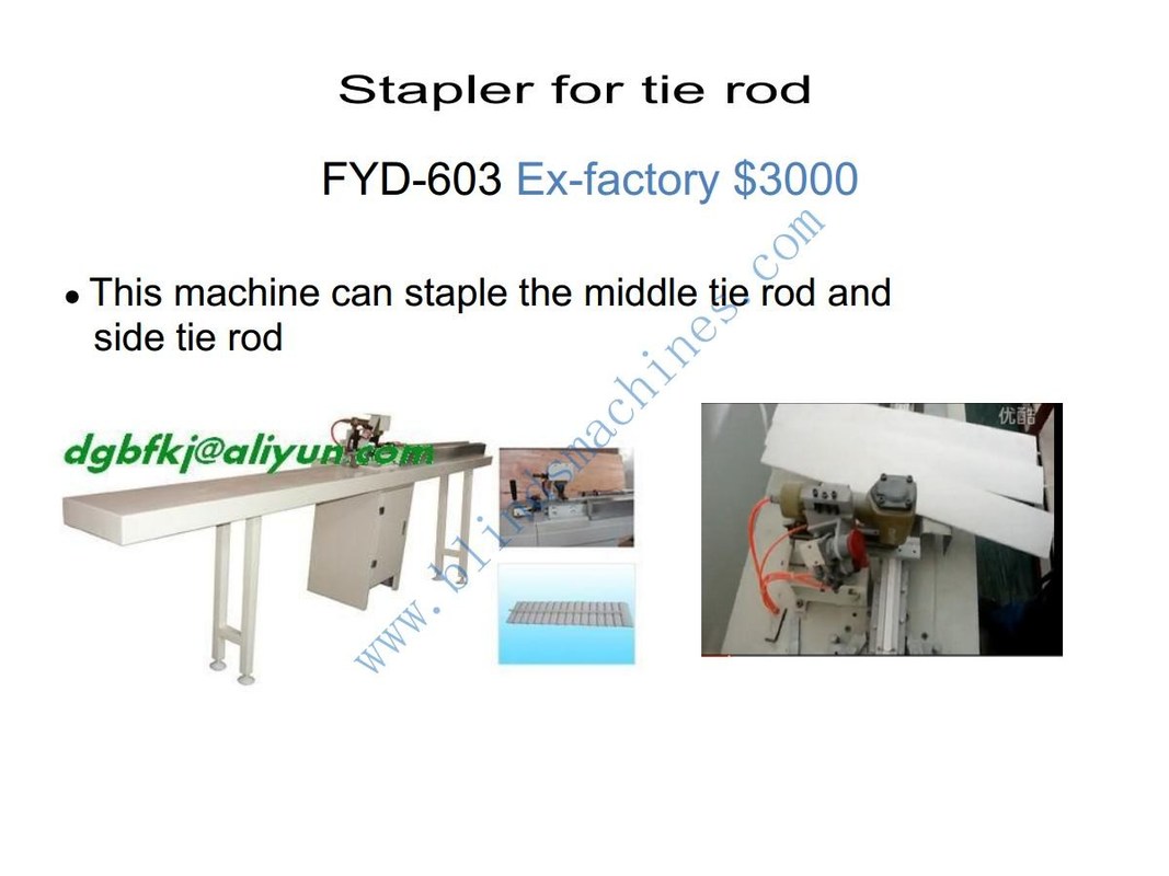 Stapler for tie rod
