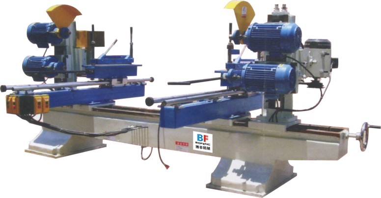 Double cutting off saw machines for wooden and pvc blind slats